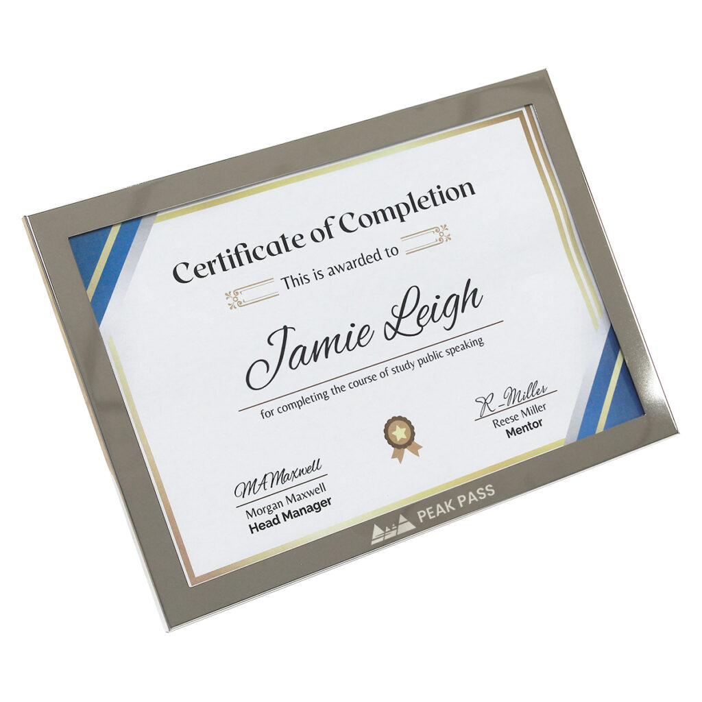 Certificate Frame - CEG